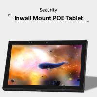 China 10 Inch Industrial Control Panel Android Operating System With POE Wall Flush Mount for sale