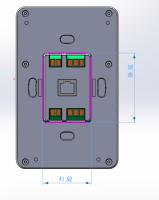 China Small Industrial Control Terminal 5 Inch Android Touch Screen POE Wall Mount Touch Display for sale