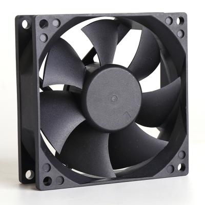 China 8025 80mm 12V DC Brushless Radiator Fan DC Motor High Speed Noiseless Axial Flow PC Cooling Fan for sale