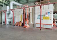 China Steel Substrate Powder Coating Spray Booth Small Footprint Long Service Life for sale