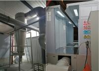 China Steel Substrate Powder Coating Spray Booth Small Footprint Long Service Life for sale