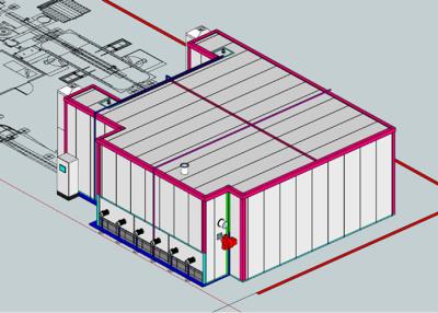 Cina Il gas di alta efficienza spolverizza ricoprire curando Oven For Powder Coating Line in vendita