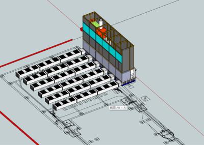 Cina Il gas di alta efficienza spolverizza ricoprire curando Oven For Powder Coating Line in vendita