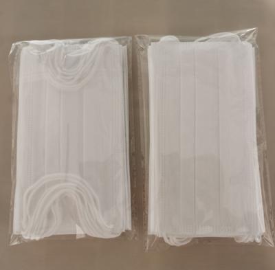 certificat adulte blanc jetable de la CE de masque protecteur de la couleur 3-ply