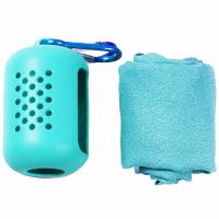 China custom pattern logo microfiber ice towel for sale