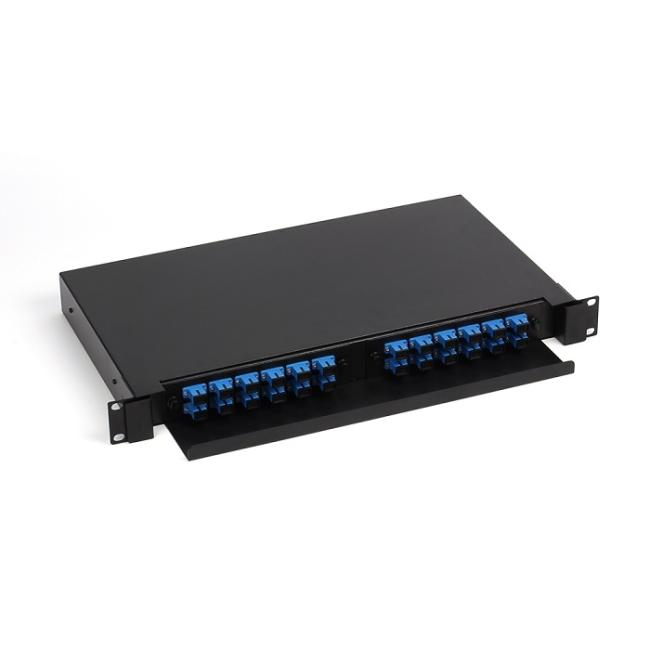 12 to 144 Ports 19 Inch Rack Mount Slidable ODF With SC LC Interface 0