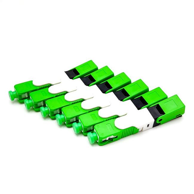 SC Quick Field Assembly Fiber Optic Connector SC Fast Connector For FTTH FTTX 1