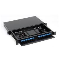 China 19-Inch Rack Mount Slidable ODF Fiber Optic Distribution Unit - 12 to 96 Ports, 1U to 2.5U Height, SC/LC/FC/ST Interfaces for sale
