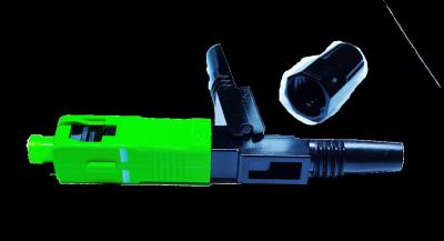 China Easy-to-Install Fiber Optic Quick Connector Laser Light Source Type 0.3dB Insertion Loss for sale
