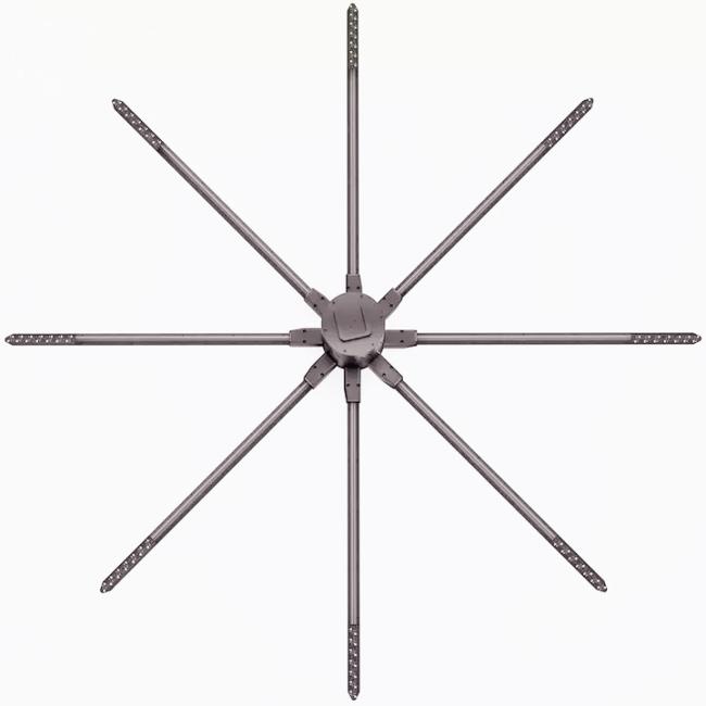 150cm 180cm big size 3D led fan