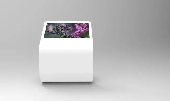 Customized touch screen kiosk front view