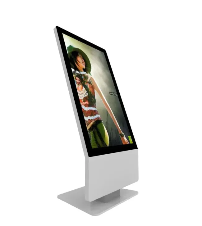 Touch screen kiosk in public space