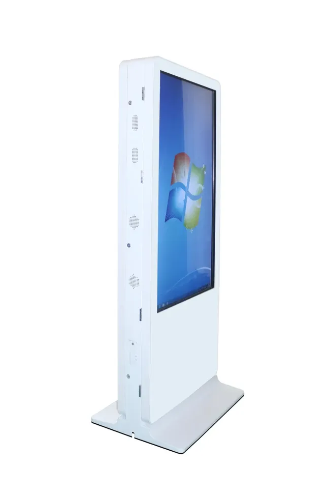 55-inch touch screen kiosk front view