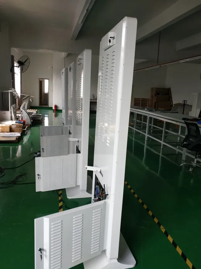 55-inch touch screen kiosk close-up