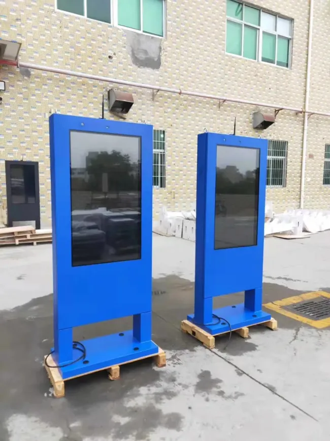 Kiosk installation example