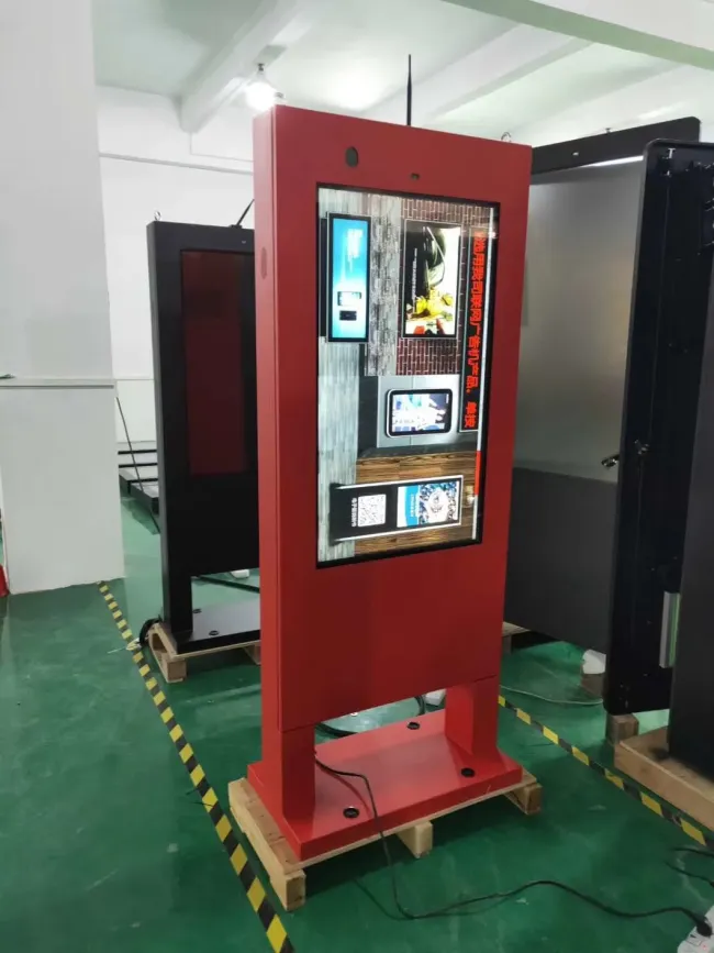 Kiosk packaging details