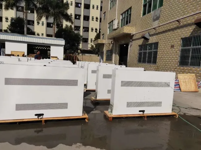 Multiple kiosks installed in retail environment