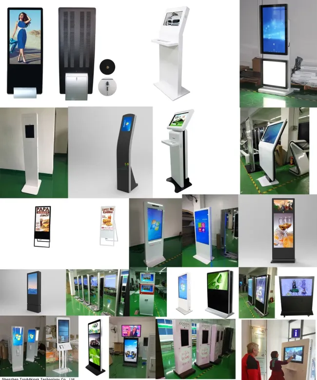 Multiple kiosks installed in commercial space