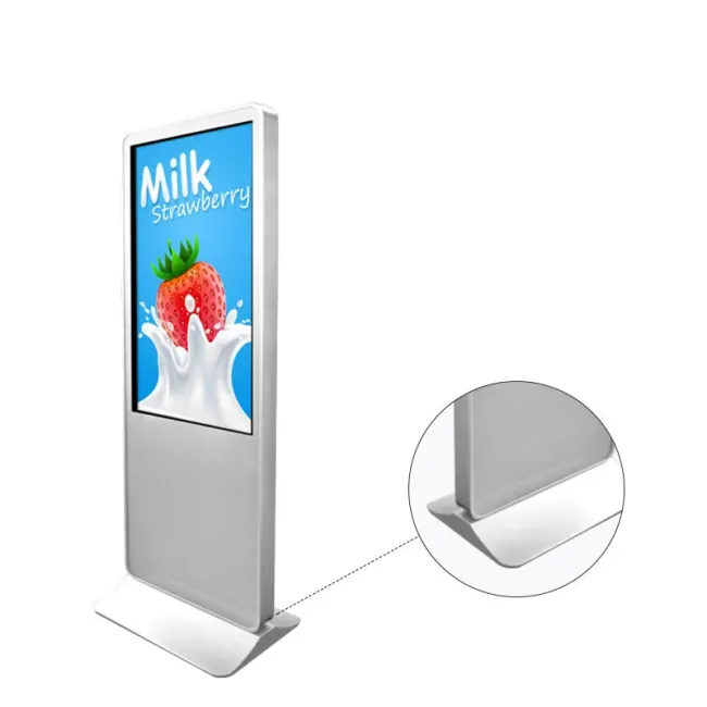 Kiosk installation example in retail environment