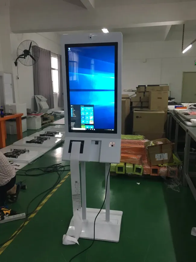 32-inch payment kiosk rear view