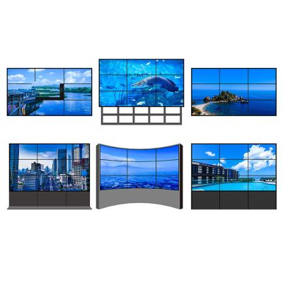Cina Schermo d'impionbatura video wall LCD 3x3 per la pubblicità della cornice super stretta in vendita