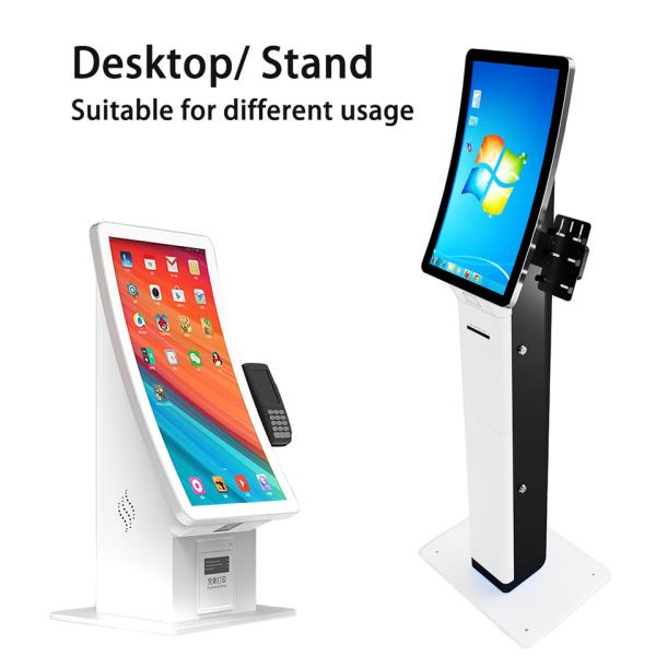 Chiosco self service di Mini Curved 23.6inch con l'ordinazione del touch screen