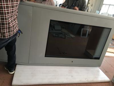 Cina TFT-LCD segnaletica digitale unilaterale Zic corpo in acciaio rivestito con sistema di raffreddamento aria condizionata in vendita