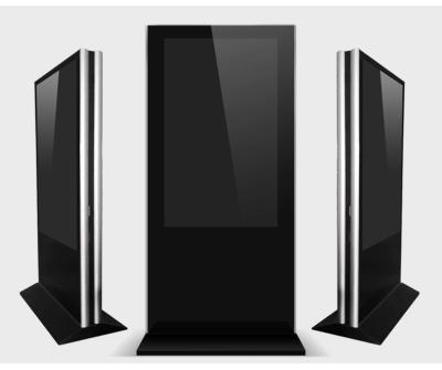 China Free Standing Wifi Digital Signage Kiosk 55 Inches Dual Side 0.63X0.63 Mm Pixel Pitch for sale