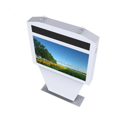 China 2000 Nits IP65 Horizontal Outdoor LCD Digital Signage Touchscreen Kiosk 55 Inch For Hospital for sale