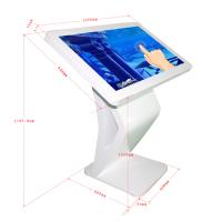 China 43 Inch All In One Interactive Multi Touch Table USB VGA HDMI Interface for sale