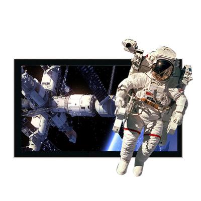 China 42" Floor Standing 3D Hologram Display Case With Cosmetic Glass Free Naked Eye for sale