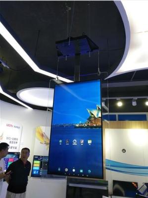 Cina Segno di Digital di brighness della pagina di fantasia alto di wifi del nero 43 2cm del colorQLED su due lati a 55 pollici ultra sottile di vetro di spessore 4K in vendita