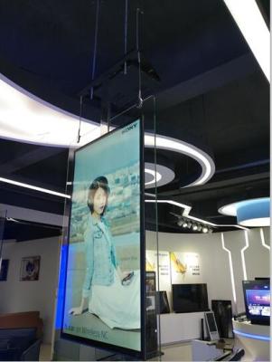 Cina Segno di Digital di brighness della pagina di fantasia alto di wifi del nero 43 2cm del colorQLED su due lati a 55 pollici ultra sottile di vetro di spessore 4K in vendita