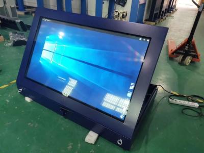 China 55inch Capacitive Touch Screen Kiosk 1920x1080 Resolution 400CD Brightness for sale