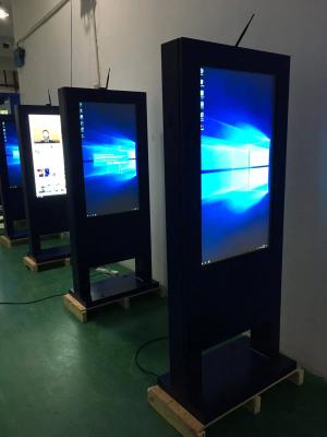 China 55inch Digital Signage Kiosk with 1920x1080 Resolution Capacitive Touch for sale