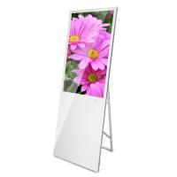 China Foldable Mobile 55 Inch Display Digital Signage Floor Stand Touch Screen Poster for sale