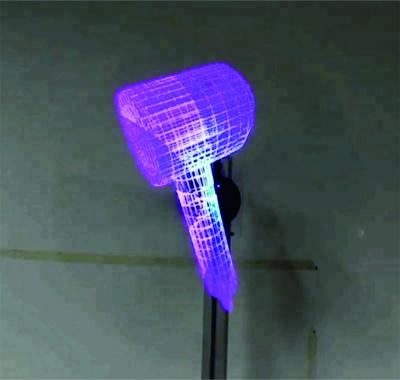 China 672 Lamp Bead 3d Image Projection Hologram , Hologram Advertising Display 5V 15A for sale