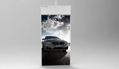 China 55inch zwart Wit het Systeem Vrij Bevindend Dak die van QLED Android LCD Digitale Signage met het Kader van het Super Slimglas opzetten Te koop