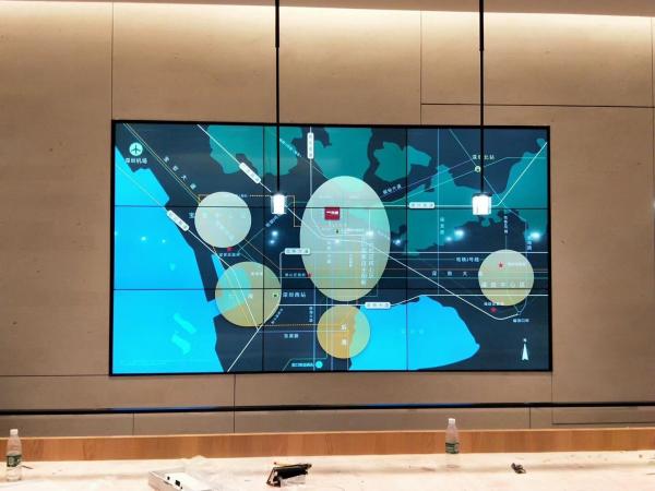 Video parete dell'incastonatura ultra stretta dell'interno, parete del contrassegno di Digital video per il centro del CCTV