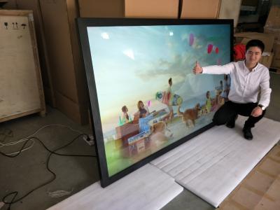 Cina pixel LCD del contrassegno 0.284mm di Digital di pubblicità di 400cd/m2 3840*2160 in vendita
