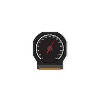 China 1.38 Inch 220x220 RGB TFT Graphic LCD Display Module TTL Interface 35mm for sale