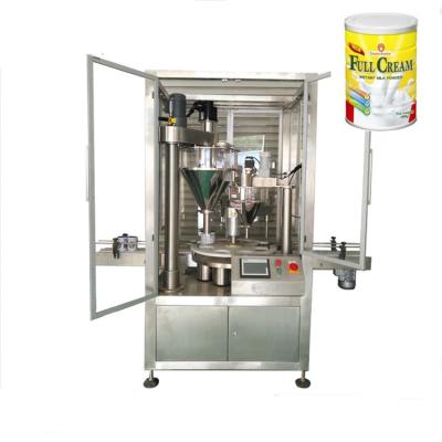China Stainless steel 2-step Goat milk powder filling machine packing for sale