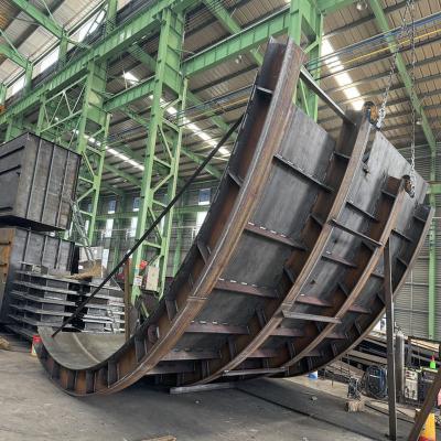 China Cement Equipment Steel Structure Fabrication Engineering Cement Plant Q235B Q355B A36 for sale