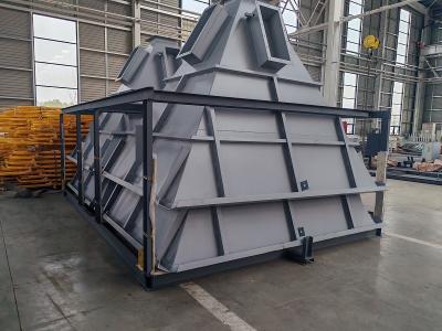 China Heavy Duty Steel Dust Hopper For Industrial Baghouse Systems for sale