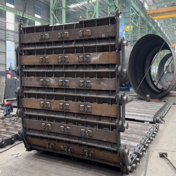 Quality Feeder Steel Chain Plate Heavy Steel Fabrication Custom Chain Conveyor for sale