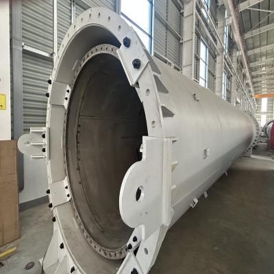 China Dust Collecting Engineering Heavy Structural Steel Fabrication Cabinet Hopper Chimney Frame for sale