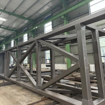 China Q355B Q235B Pipe Rack Structure Chemical Steel Framework Construction for sale