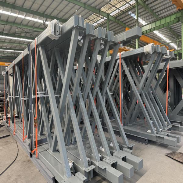Quality Steel Pipe Rack Structure Fabrication For Cable Duct Bank Construction for sale
