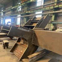 Quality Steel Pipe Column Fabrication Heavy Duty Structural Steel Components OEM for sale