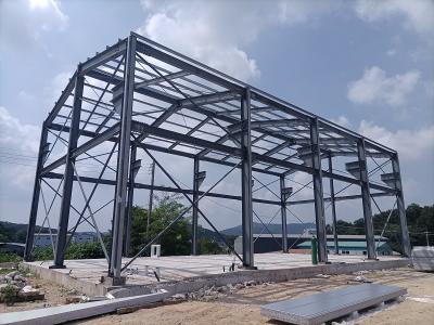 China Large Span Steel Structure Warehouse ASTM 572 For Primary Framework‌ for sale
